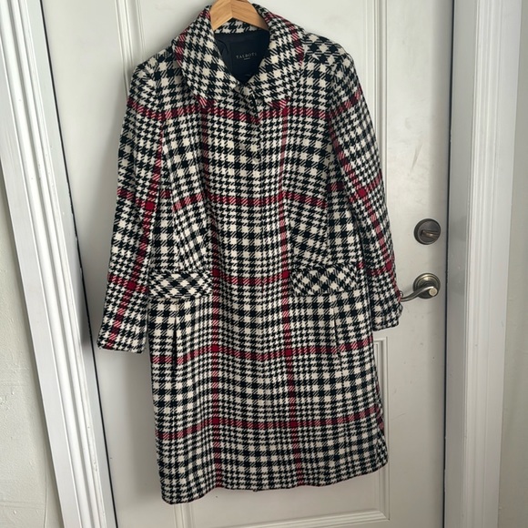 Talbots | Jackets & Coats | Talbots Woman Wool Plaid Coat 6w | Poshmark